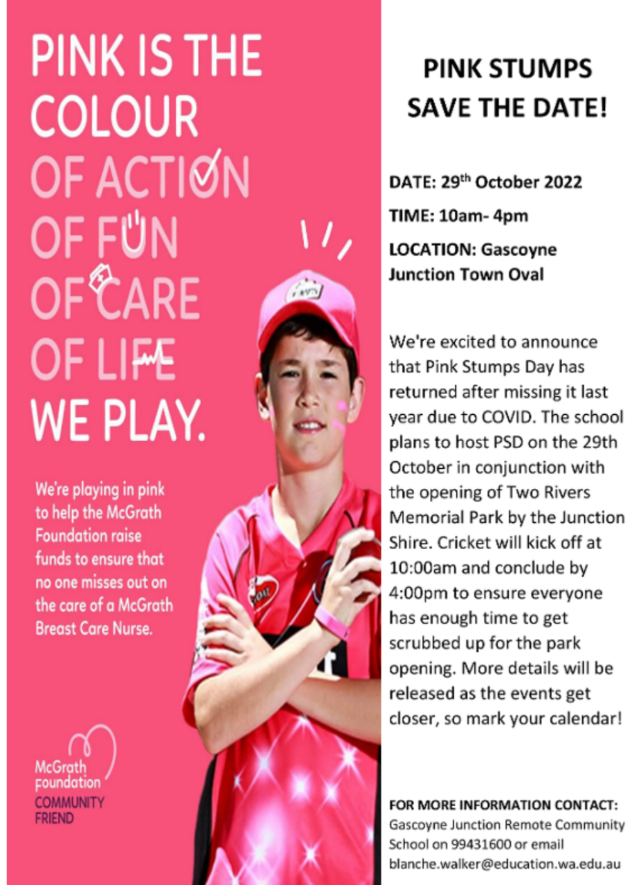 Pink Stumps Day » Shire of Upper Gascoyne